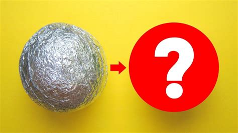 Как сделать шар из фольги идеально мокрым - YouTube