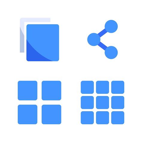 User Interface Icon Set Layer Share Dashboard Home Perfect For