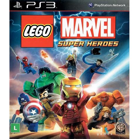 Lego Marvel Super Heroes Ps3 1 Usado Jogo Mídia Física Arena