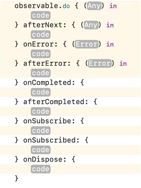 Rx Swift What Is Difference Between Doonnext And Subscribeonnext