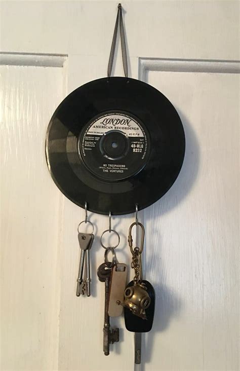 Vintage Record Key Holder