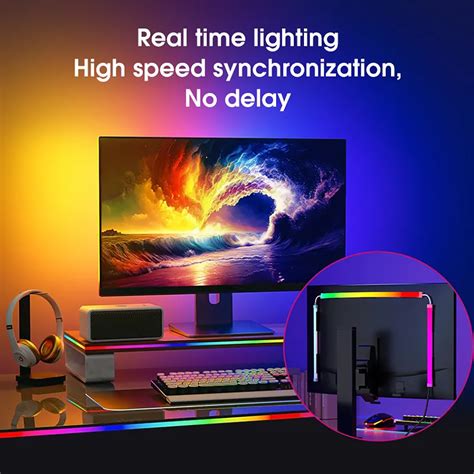 Rgbic Led Backlight For 27 34 Inch Pc Smart Led Lights For Monitors W