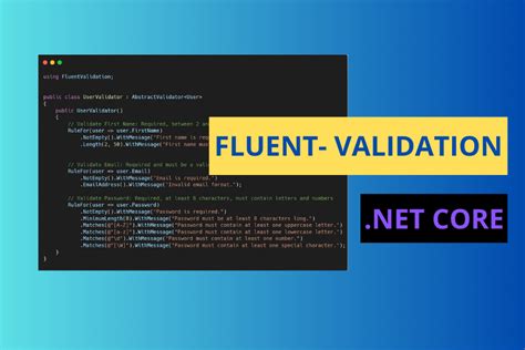 Fluentvalidation Net Core Yvadev