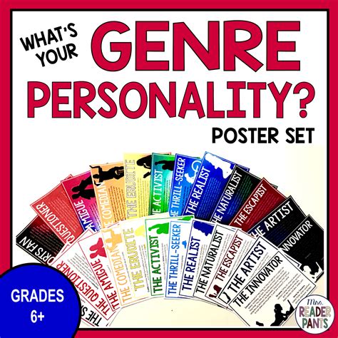 Secondary Genre Personality Posters Whats Your Genre Personality