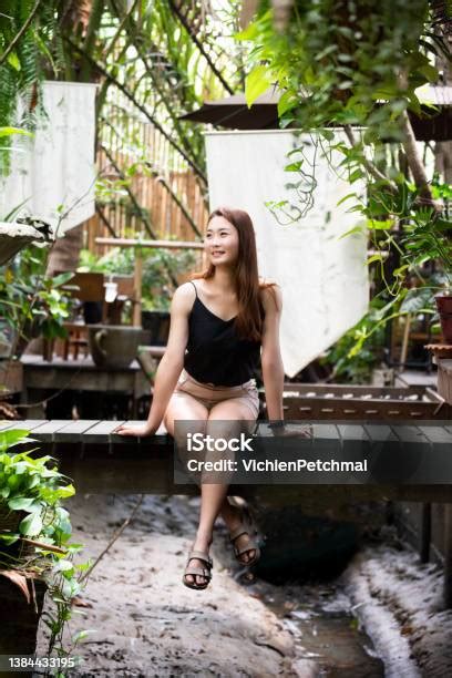 햇볕이 잘 드는 녹색 공원 밖에 있는 햇볕이 잘 드는 녹색 공원에서 여성 프리랜서 라이프 스타일 블로깅 개념 부드러운 선택적 초점 노트북에 대한 스톡 사진 및 기타 이미지