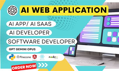 develop ai saas ai web application ai app using langchain or deep