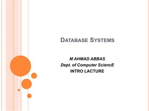 SQL Server Intro | PPT