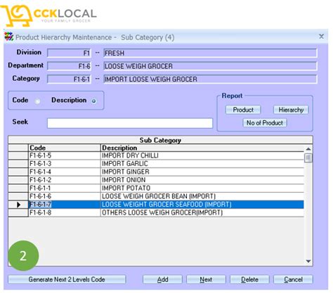 Create Product Hierarchy Ccktechnotiative