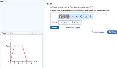Solved In Figure What Value Of F Max Gives An Impulse Chegg Com