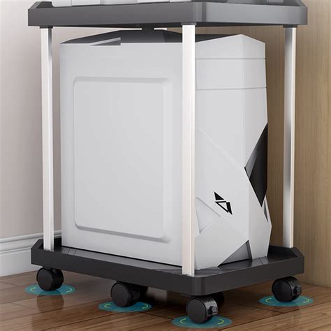 컴퓨터받침대 본체선반 거치대 다이 Pc 데스크탑 트레이 온채널