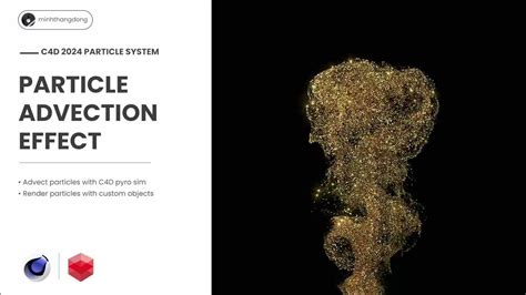 cinema 4d 2024 4 new particle system particle advection effect youtube