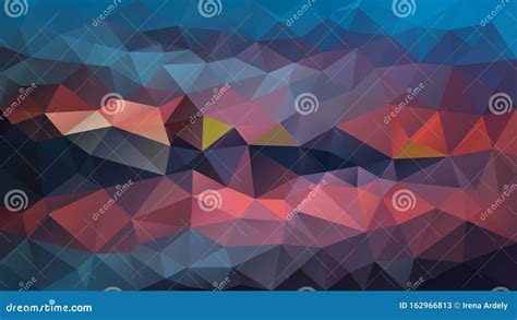 Vector Irregular Polygon Background Triangle Low Poly Pattern Teal Blue Purple Violet Pink