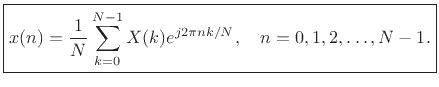Matrix Formulation Of The DFT