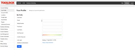 2 Step Authentication