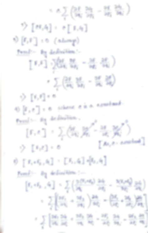 SOLUTION Poisson Bracket 8 Properties Of Poisson Bracket With Proofs Fundamental Poisson