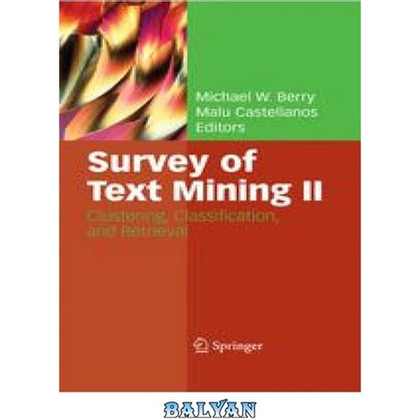 خرید و قیمت دانلود کتاب Survey Of Text Mining Ii Clustering