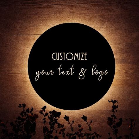 Laser Cut Led Light Boxstainless Steel Illuminated Business Logo