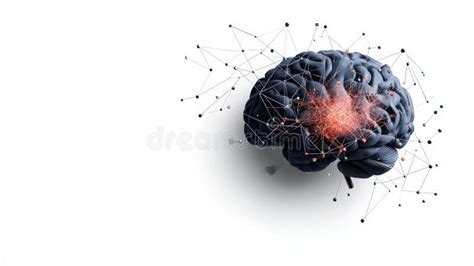 A Conceptual Depiction Of A Human Brain With Neural Connections