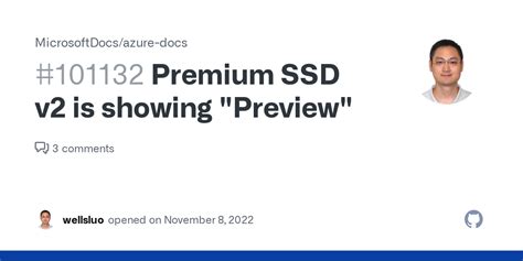 premium ssd v2 is showing preview · issue 101132 · microsoftdocs
