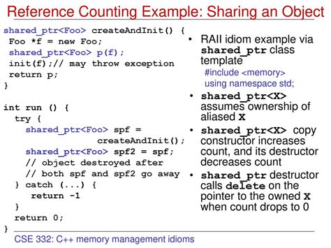 C Memory Management Idioms Ppt Download
