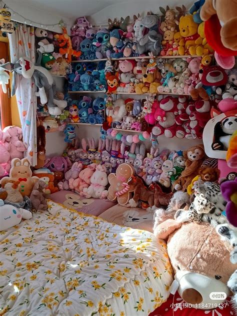 ˗ˏˋ꒰🍥 ꒱ Stuffed Animal Displays Toy Collection Room Animal Room