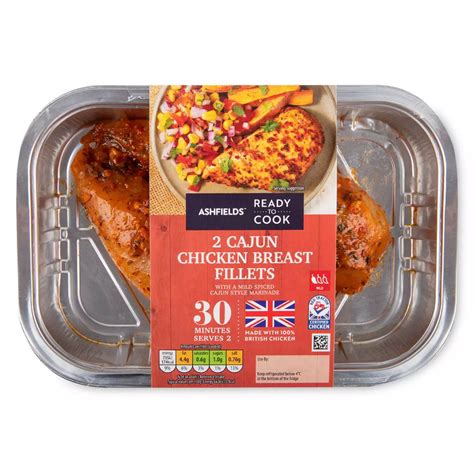 Cajun Chicken Breast Fillets 2 Pack Aldi Uk
