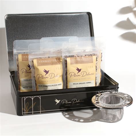 Tea T Tin Choose From 3 Designs Plum Deluxe Tea