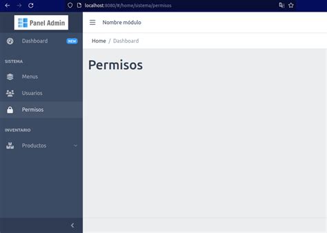 GitHub larh panel admin vue Panel de Administración en Vue