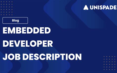 Embedded Developer Job Template Unispade Blog