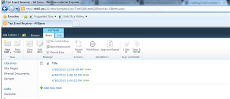 How To Create A Custom List Level Event Receiver In Sharepoint 2013 And