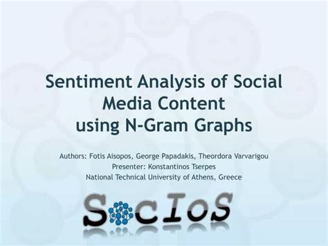Ppt Sentiment Analysis Of Social Media Content Using N Gram Graphs