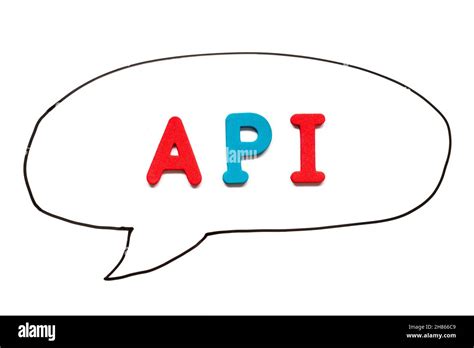 Alphabet Letter With Word Api Abbreviation Of Application Programming Interface Or Active