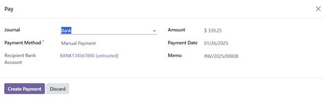 Invoices Odoo V Community Edition Book