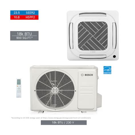 Bosch Climate 5000 Pro Pack 1 Zone 18000 Btu Ductless Mini Split Air