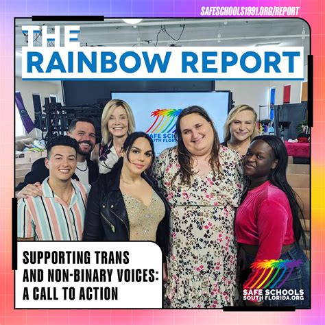 The Rainbow Report Supporting Trans And Non Binary Voices A Call To