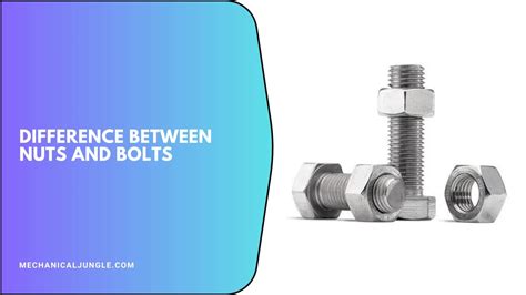 What Are Nuts What Are Bolts Difference Between Nuts And Bolts