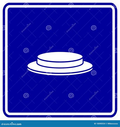 Push Button Switch Control Vector Sign Stock Vector Illustration Of Electric Switch
