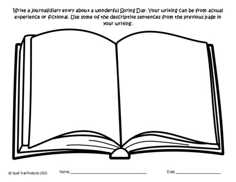 Spring Descriptive Writing Activities Classful