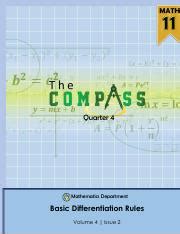 Lesson Basic Differentiation Rules Pdf Quarter Mathematics Department Basic