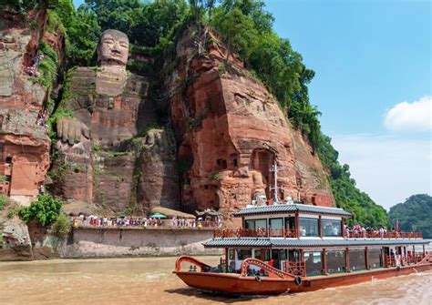 Leshan Giant Buddha Sichuan Biggest Stone Buddha Statue In China