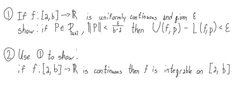Solved If f a b R is uniformly continuous and given ε Chegg