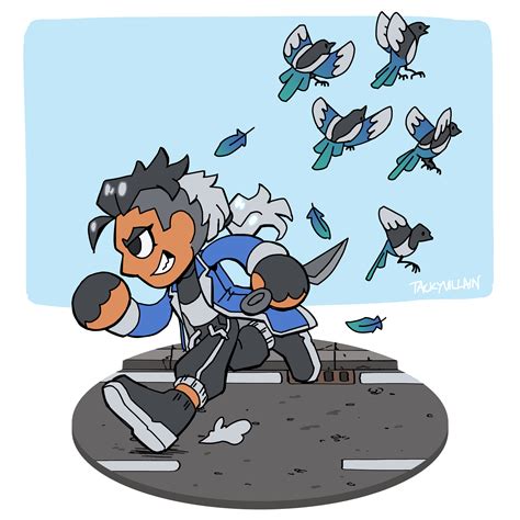 Magpie Standee By Villain Sheezyart