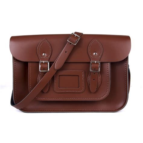 13 Chestnut Satchel Oxbridge Satchels