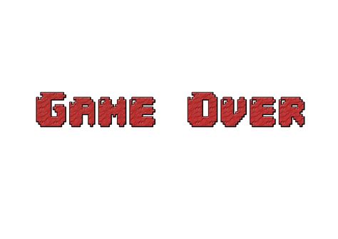 Game Over Png