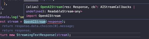 Support For OpenAI Function Calling And Streaming Issue Vercel Ai GitHub