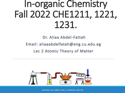 Lecture Two Inorganic Chemistry Atmoic Theory Of Matter Pdf