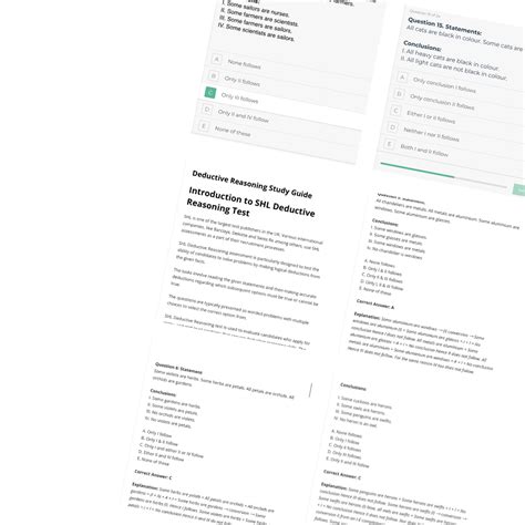 Shl Deductive Reasoning Practice Tests Online Testhq