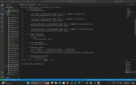 Created A Digital Whiteboard Using Python And Tkinter Raksith S S Posted On The Topic Linkedin