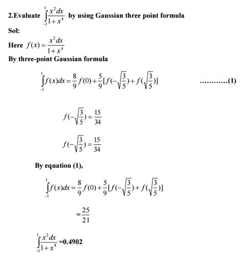 Numerical Differentiation And Integration