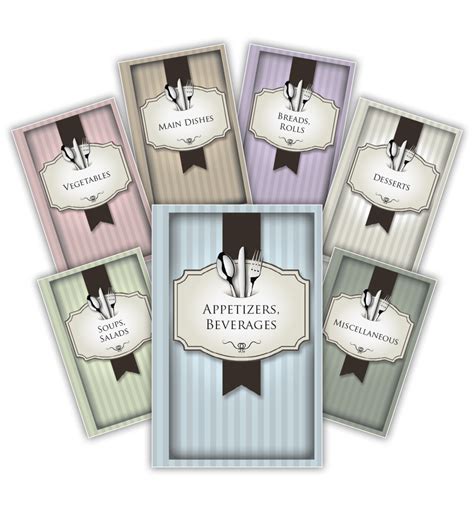 Dividers Cookbook Publishers